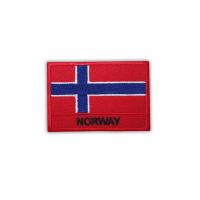 China Embroidered National Flag Badge Patches Hook And Loop Backing For Military Backpack for sale