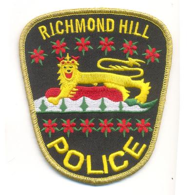 China Custom Embroidered Police Patch Badge 100pcs MOQ Iron On Sew On for Uniform Military Bags for sale