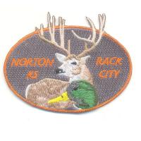 China Custom Embroidered Hat Patches Iron On Sew On Factory Wholesale 100pcs MOQ for sale