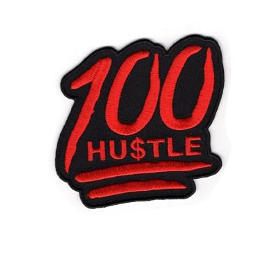 China Custom Embroidered Patches Heat Press Iron On Sew On 100pcs MOQ Logo Acceptable for sale