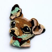 China Custom Embroidered Patches Iron On Sew On Animal Flowers Creative Design 100pcs MOQ for sale