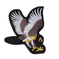 China Custom Embroidered Biker Patches Iron On for Jackets 100pcs MOQ Logo Patches Clothing for sale