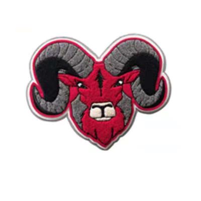 China Custom Embroidered Chenille Patches Iron On Sew On for Jackets 100pcs MOQ for sale