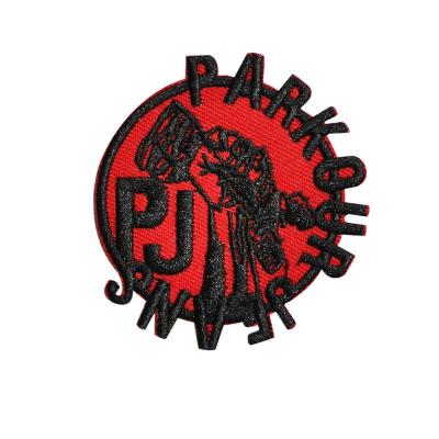 China Design Logo Name Embroidered Patches Wonderful Hats Caps Decorative for sale