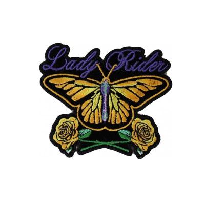 China Custom Embroidered Iron On Patches Woven Applique Cut Anime Logo for Clothes Hat Jacket 100pcs MOQ for sale