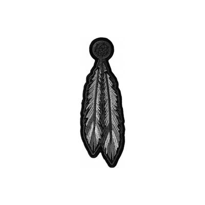 China Custom Embroidered Twill Iron On Patches 100pcs MOQ Decorative for Jacket Jeans for sale