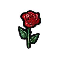 China Custom Embroidered Patches Iron On Backing 100pcs MOQ Heat Press Decorative Badges for Jackets Clothing for sale
