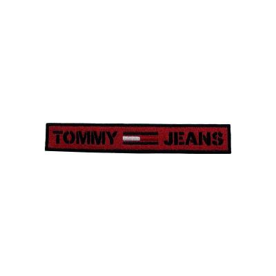 China 130mm*30mm Iron On Embroidered Hat Patches Uniform Name Badges for sale