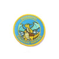 China Decorative Iron On Embroidered Patches Self Adhesive Fabric Badges for sale