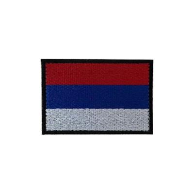 China Miliatry Uniform Clothing Embroidered Patches Customized National Flag】、 for sale