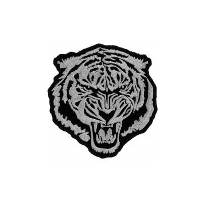 China Custom Embroidered Patches Laser Cut Heat Seal Fabric for Jacket Decoration 100pcs MOQ for sale
