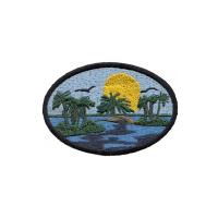 China Custom Embroidered Patches 3.5 Inch 2.5 Inch Iron On Heat Press Woven Chenille Patches Wholesale for sale