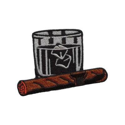 China Custom Embroidered Iron On Patches for Hats Jackets 50pcs MOQ 3-5 Day Sample for sale