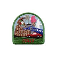 China Custom Embroidered Chenille Patches Keychain Woven Iron On Patches for Clothing 100pcs MOQ for sale