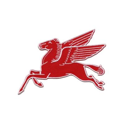 China Custom Logo Iron On Embroidered Patch Badges For Clothing for sale