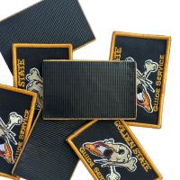 China Custom 3D Merrowed Embroidered Sports Patches for Garments Bedding Tablecloths 12 Colors for sale