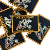 China Custom 3D Merrowed Embroidered Sports Patches for Garments Bedding Tablecloths 12 Colors for sale