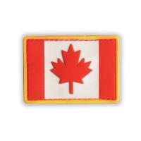 China Custom PVC National Flag Patch Silicone Morale Badge for Bag Armband 2D 3D for sale