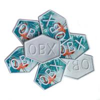 China Printing 3D Letters Dye Sublimation Patch Embroidered For Garments for sale