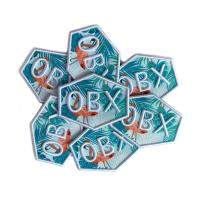 China Printing 3D Letters Dye Sublimation Patch Embroidered For Garments for sale