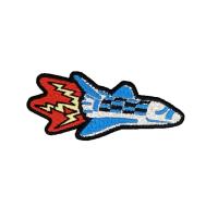 China Custom Laser Cut Glitter Iron On Patches Embroidered Badge OEM 9 Colors for sale