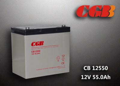 China 12V 55AH Rechargeable Valve Regulated Lead Acid Battery Flame Retardant for sale
