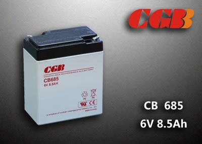 China 6V 8.5AH Gray AGM Sealed Lead Acid Battery CB685 For UPS / Medical Equipment for sale