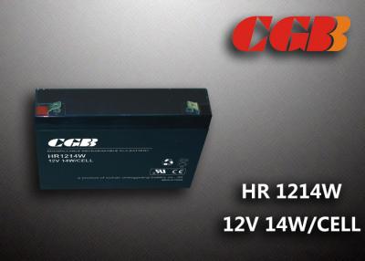 China 12V 3AH HR1214W Energy Storage Battery , High Rate Discharge battery Maintenance Free for sale