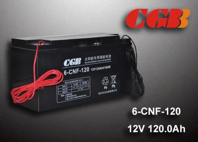 China 12V 120AH Non Spillable Valve Regulated Sealed Lead Acid Battery Rechargeble Waterproof Cable for sale