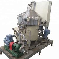China Food Standard 220V Disc Centrifuge Separator Stainless Steel Juneng Beer Yeast for sale