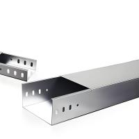 China High Corrosion Resistance Aluminum Cable Tray With Straight Slot Type for sale