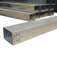 China High Corrosion Resistance Slotted Wall Mounted Cable Tray Steel Material Cable Tray Trough for sale