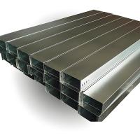 China Medium Duty Load Capacity Slotted Cable Tray With Galvanized Surface Finish And Length 3m for sale