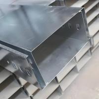 China 4 Slots And 50mm Height Steel Slotted Cable Tray For Indoor Outdoor for sale