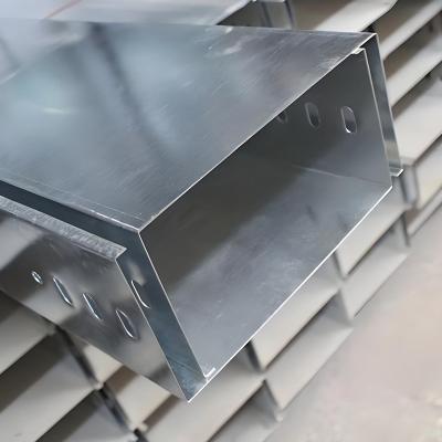 China 4 Slots And 50mm Height Steel Slotted Cable Tray For Indoor Outdoor for sale