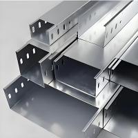 China Wall Mount Galvanized Enclosed Cable Tray For Dependable Cable Management for sale