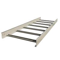 China Wall Mounted Ladder Trough Type Cable Tray Width 100mm To 1000mm For Simplified Cable Management for sale