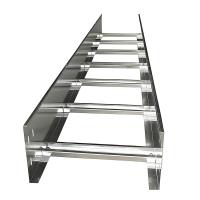 China Load Capacity 500kg ladder Type Cable Tray Sizes 100mm-1000mm For Indoor / Outdoor Installations for sale