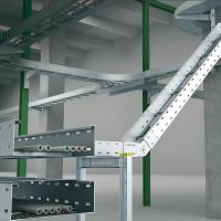 China Galvanized Finish Ladder Type Cable Tray Ideal for Indoor Outdoor Applications Height 50mm-150mm for sale