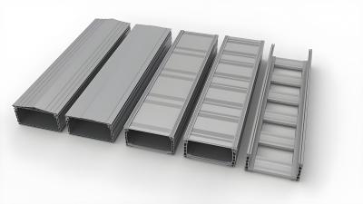 China Wall Mounted Molded Cable Tray Ventilated Trough Cable Tray Rectangular for sale