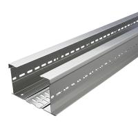 China 4 Slots And 50mm Height Steel Slotted Cable Tray For Indoor Outdoor for sale