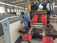 China Sturdy Automated Cable Tray Fabrication Equipment | Adjustable Sheet Input Width 200-600mm for sale