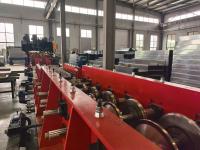 China Heavy-duty Automated Cable Tray Production Gear | Adjustable Raw Sheet Width 200–600 mm for sale