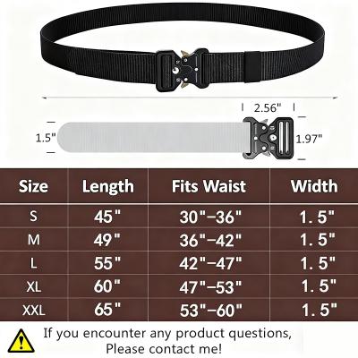China Tactical Molle Belt Inner Rigger Adjustable Waist 125cm Nylon Auto Lock Buckle for sale