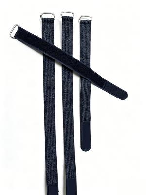 China DANSKY Self-Binding Adjustable Black Carbon Battery Straps 20x220mm 20x400mm Hook Loop Lipo Strap for FPV Drones RC Frame for sale
