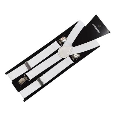China Dansky Colorful Y Back Suspenders 2.5cm Adjustable Braces for Men Women Polyester Dress Accessory for sale