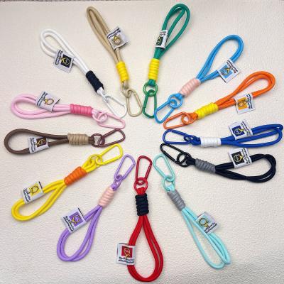 China DANSKY Custom 19cm Hand-Woven Lanyard Keychain Rope Alloy DIY Trendy Niche Accessory for Phone Case for sale