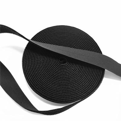 China DANSKY Custom Adhesive Conductive Nylon Anti-Static Hook Loop Tape 20mm to 100mm for Clothing Textile for sale
