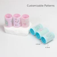 China Dansky Custom Pattern & Logo Self-Adhesive Hair Rollers - Multi-Color Portable Curlers for Air Bangs Styling for sale