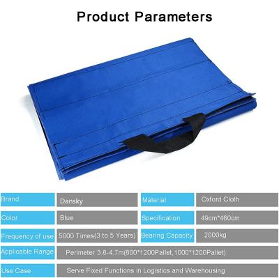 China DANSKY Pallet Cargo Multi-function Strong Self-adhesive Logistics Turnover Straps and Packing Straps Hook and Loop Pallet Wrap for sale